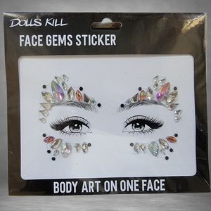 Dolls Kill | Accessories | Nwt Dolls Kill Face Gem Stickers | Poshmark